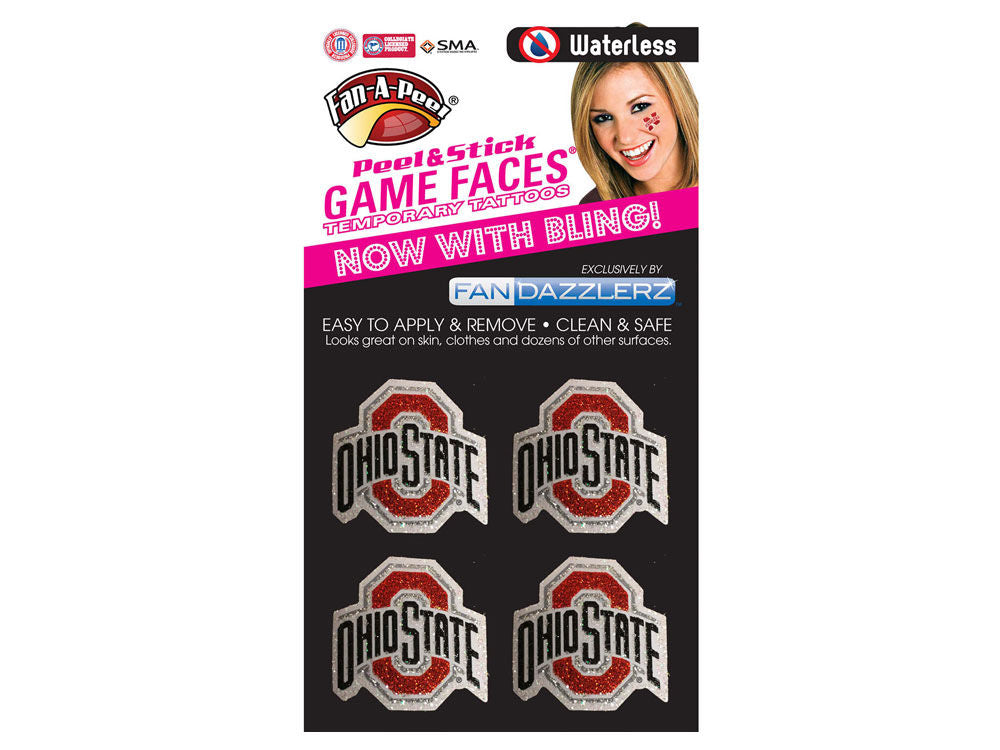 Fandazzlerz Face Tattoos – BuckeyeCorner.com