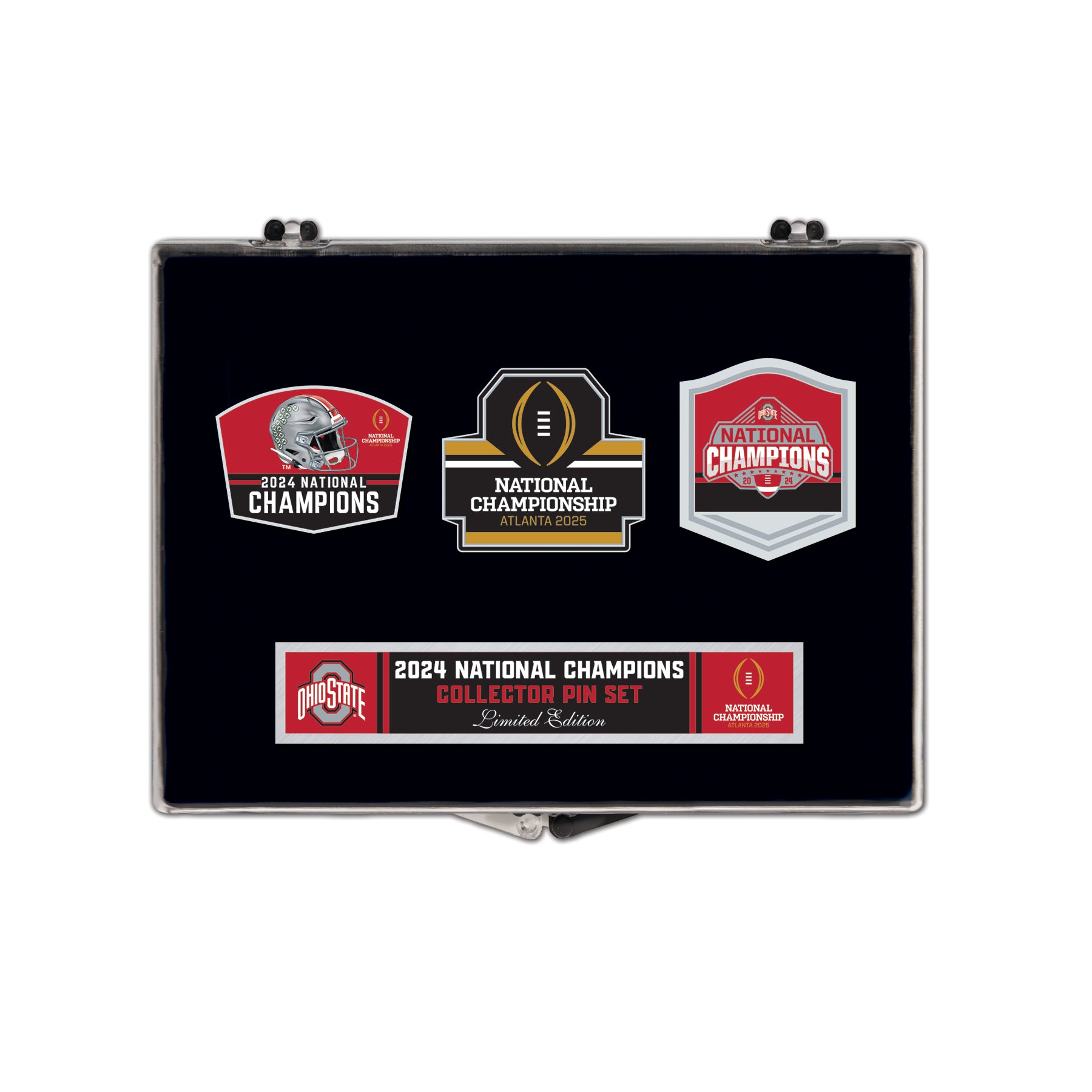 CFP National Champ 3-Pack Pin Set – BuckeyeCorner.com