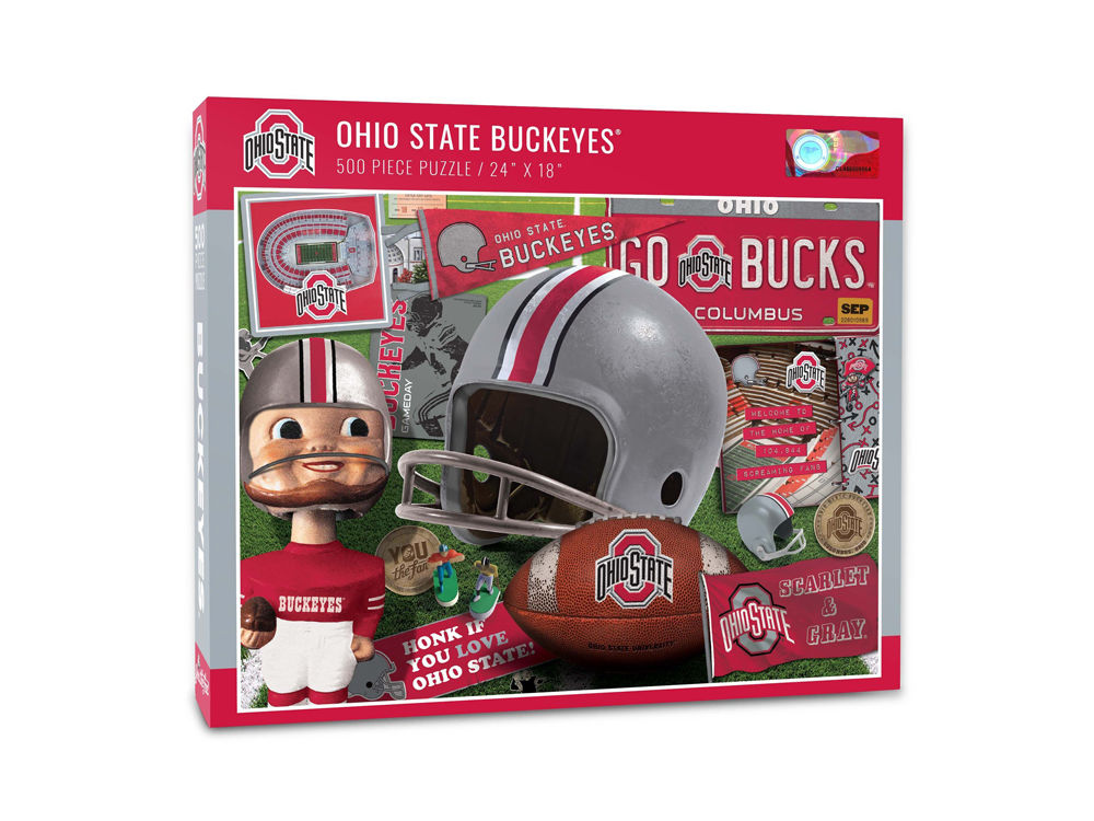 Retro Series Team Puzzle – BuckeyeCorner.com